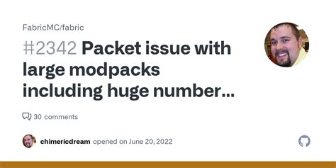Packet Issue With Large Modpacks Including Huge Number Of Recipes · Issue 2342 · Fabricmc