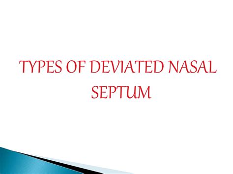 Deviated Nasal Septum By Bhumika G Thakor Pptx