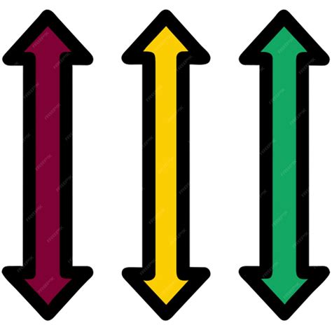 Premium Vector Arrow Set Icon Colorful Arrow Symbols Arrow Isolated Vector Graphic Elements Icon