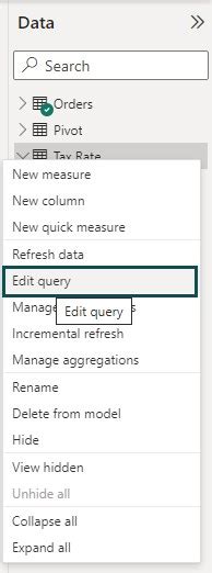 power bi pivot table definition examples how to create