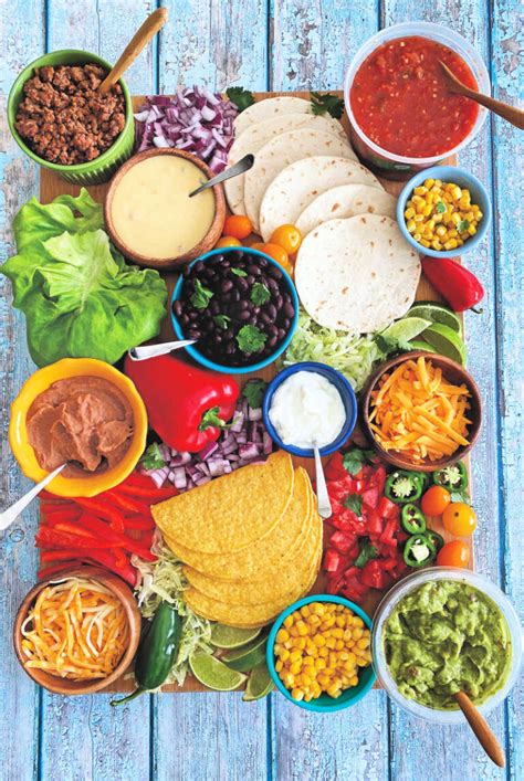 How To Make Your Own Taco Bar For A Party Mommy Evolution