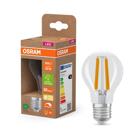 Osram Led Bulb Filament Led Bulb E W K Dimmable Lights Co Uk