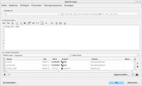 Solved Creo Nc Work Center Relation Parameters Ptc Community