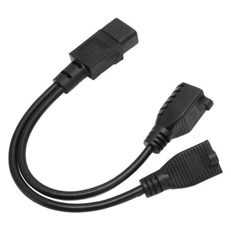 Rom Cordon Dalimentation Répartiteur En Y Iec 320 C14 Mâle Vers Double 5 15r Femelle Câble