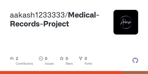 Github Aakash1233333medical Records Project
