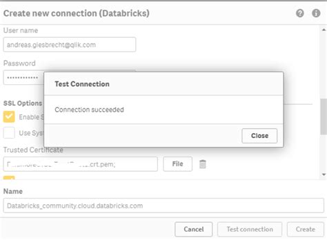qlik databricks connection error unexpected respo qlik community