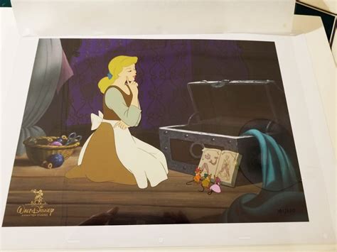 Cinderella Limited Edition Cel Preparing For The Ball