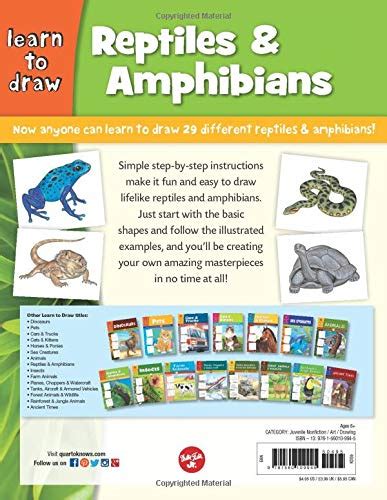Learn To Draw Reptiles Amphibians On Galleon Philippines