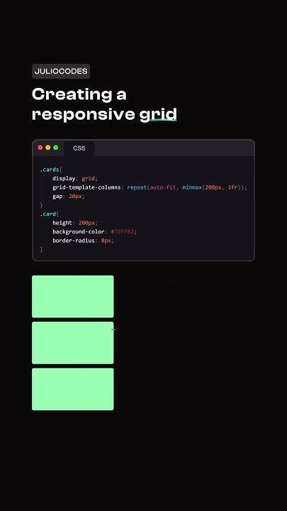 css responsive grid youtube