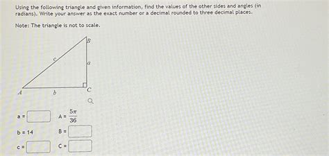 solved using the following triangle and given information
