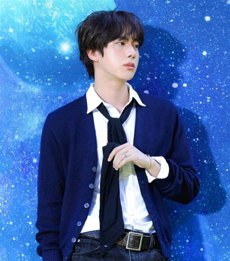 방탄소년단 진 머플러가 잘 어울리는 포근한 매력의 스타 1위 텐아시아
