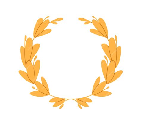 Римский лавровый венок из лаврового листа. Круг награды для победителей ...