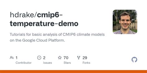 Github Hdrakecmip6 Temperature Demo Tutorials For Basic Analysis Of