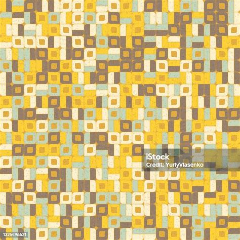 Abstract Geometric Pattern Generative Computational Art Illustration Stock Illustration