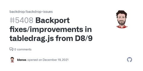 backport fixes improvements in tabledrag js from d8 9 · issue 5408