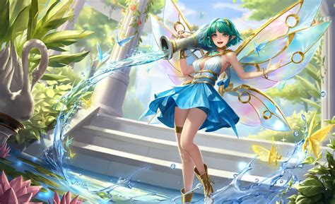 배경 화면 푸른 자연 People In Nature 하늘빛 식물학 만화 인형 여름 Cg Artwork 미술 강청색 긴 머리 나무 삽화 여가