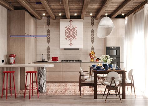 Дизайн проект дома в современном русском стиле Behance