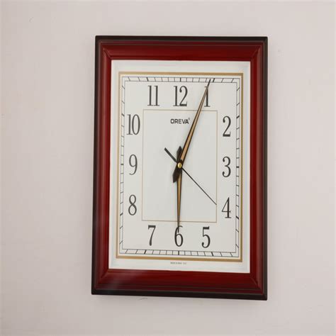 Rectangular Analog Clock At Marjorie Lockett Blog