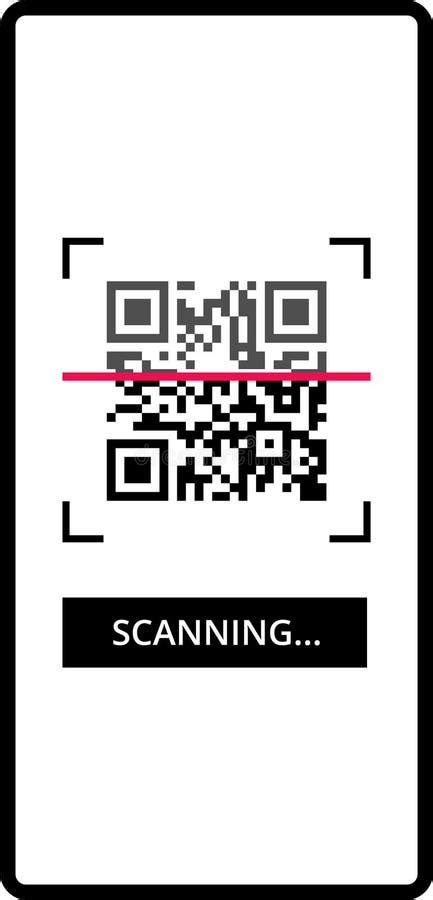 Qr Code Frame For Scanning Scan Me Phone Tag Template Of Qr Code For