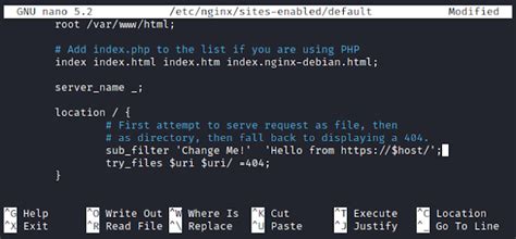 Memodifikasi Response Body Pada Web Server Nginx LinuxSec