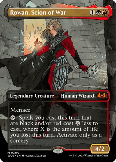 Rowan Scion Of War From Wilds Of Eldraine Spoiler