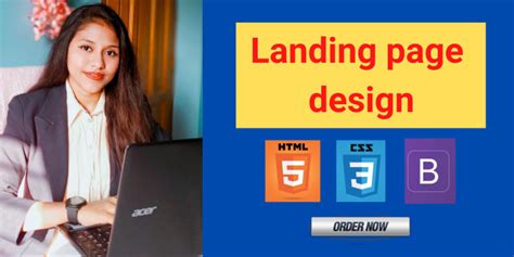 Design Landing Page With Html Css By Tanjumaakter Fiverr
