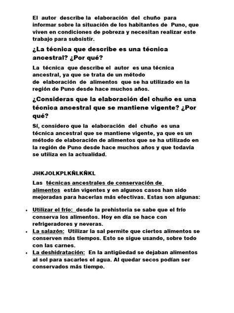 El Chuño Pdf