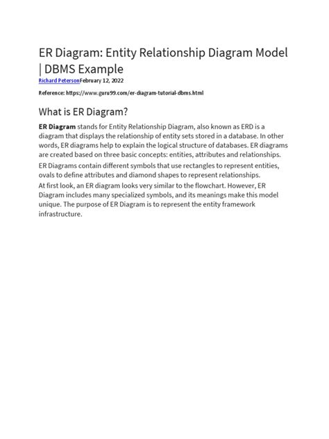 What Is Erd Pdf Databases Conceptual Model