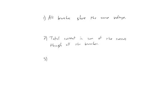 sketch a circuit with three loads wired in parallel numerade