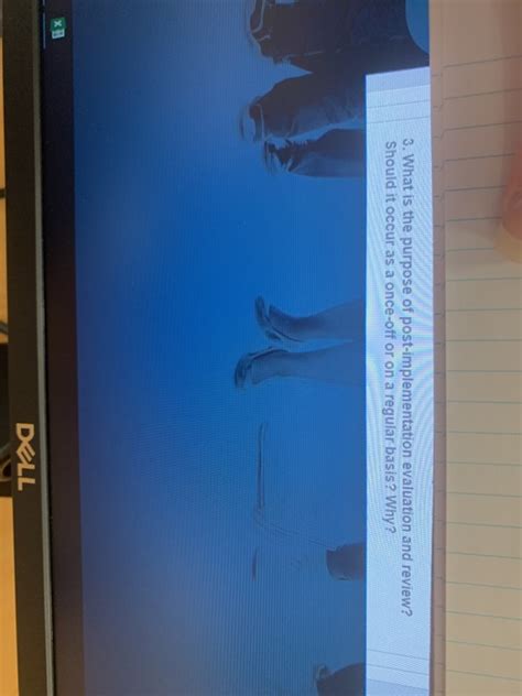 Solved What Is The Purpose Of Post Implementation Evaluation