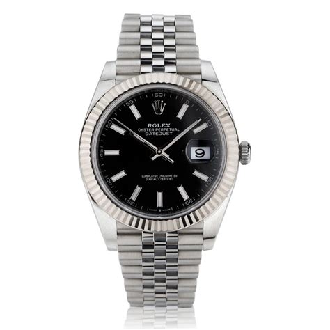 Rolex Datejust Ii Stainless Steel With Black Dial 41mm Van Rijk
