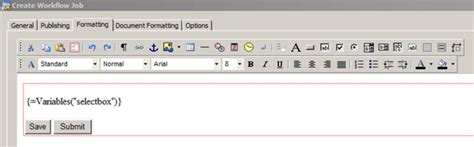 How To Populate An HTML Drop Down Form Input With Dynamic Values In The Workflow Job Trigger Tool