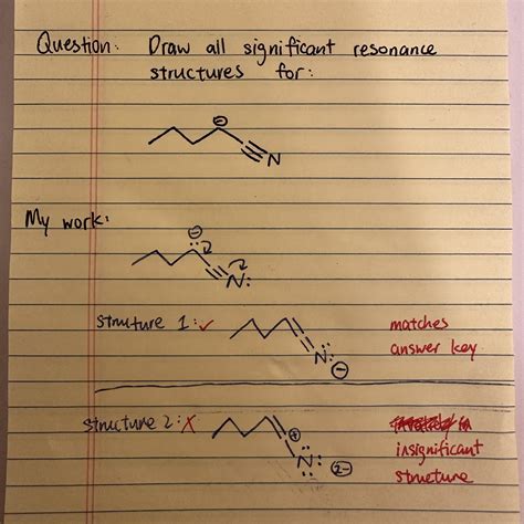 Question About Significant Resonance Structures R Chemhelp