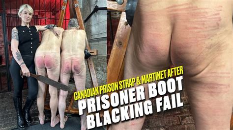 Canadian Prison Strap Martinet After Boot Polishing Fail HD Strafkamer Clips Sale