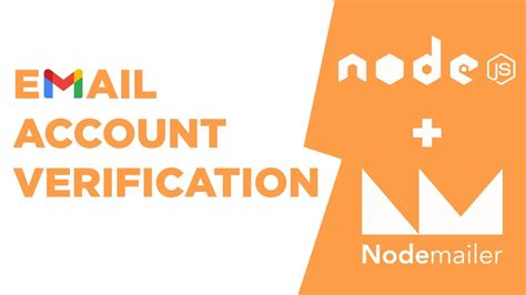 email account verification node and express youtube