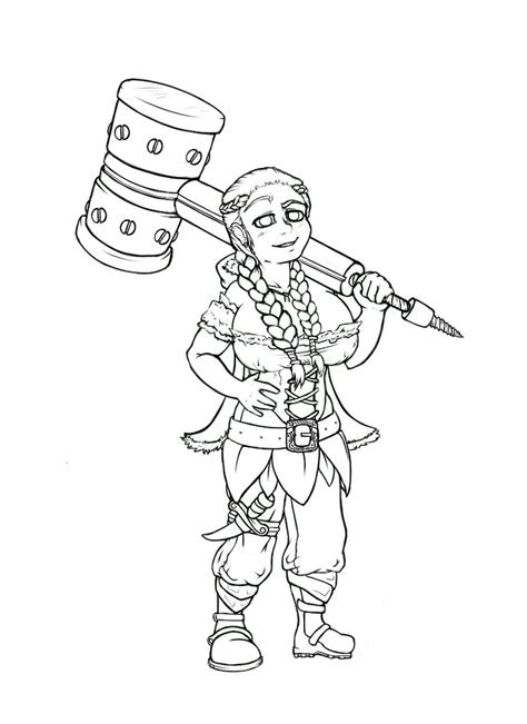 Female Dwarf Concept Sketch By Chiorro On DeviantArt