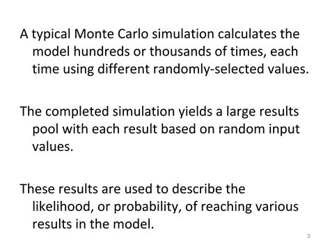 Monte Carlo Simulations Ppt
