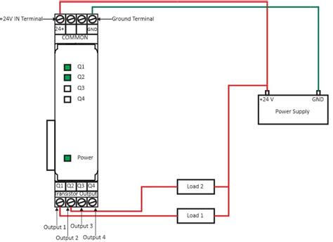 Wiring Diagram Powerup And Output Terminals Iiot Products