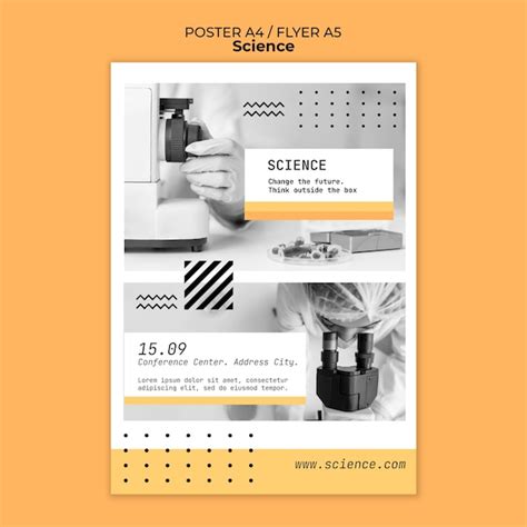 Free Psd Science Template Design