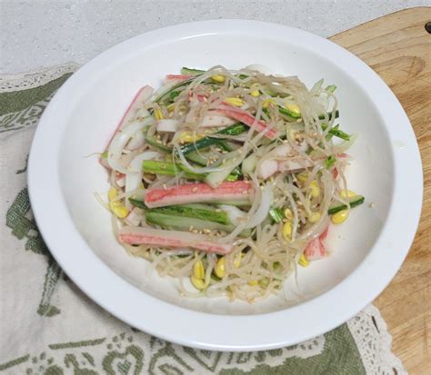 콩나물오이냉채