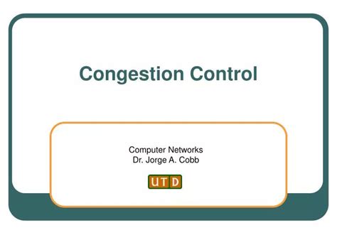 Ppt Congestion Control Powerpoint Presentation Free Download Id