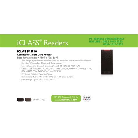 Jual Hid R10 Iclass Reader Access Control Oleh Pt Wahana Sukses Makmur