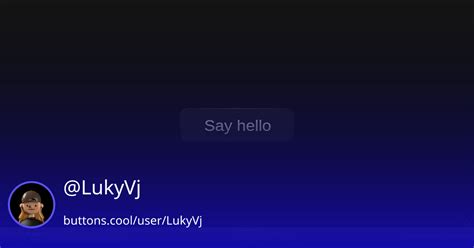 Button With Glow And Particles