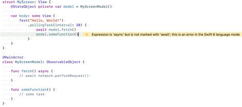 Swift Getting Warning If Is Use Custom Extension For Swiftui Task On Xcode 164 But Wonder Why