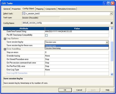 How To Save Session Logs With Timestamps Using Informatica