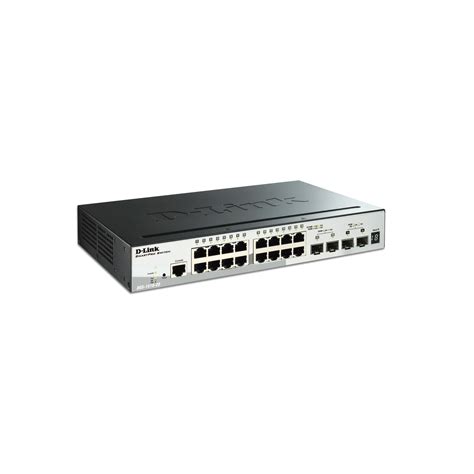 D-LINK DGS-1510-20 Smart Managed Stackable 16-Port Switch with 10G ...