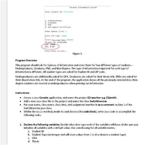 Solved You Will Be Using The Eclipse Ide For Your Java