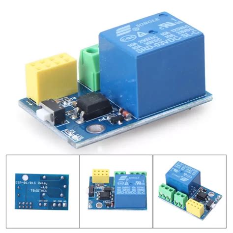 Esp8266 Esp 01s 5v Wifi Relay Module Remote Switch Phone App Project Tool Diy 724 Picclick Au