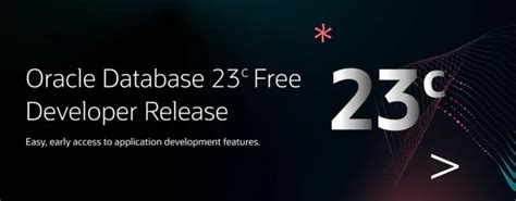 oracle database 23c free developer edition disponível … césar dba