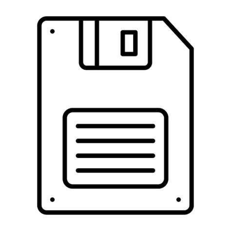 Premium Vector Floppy Disk Vector Illustration Style